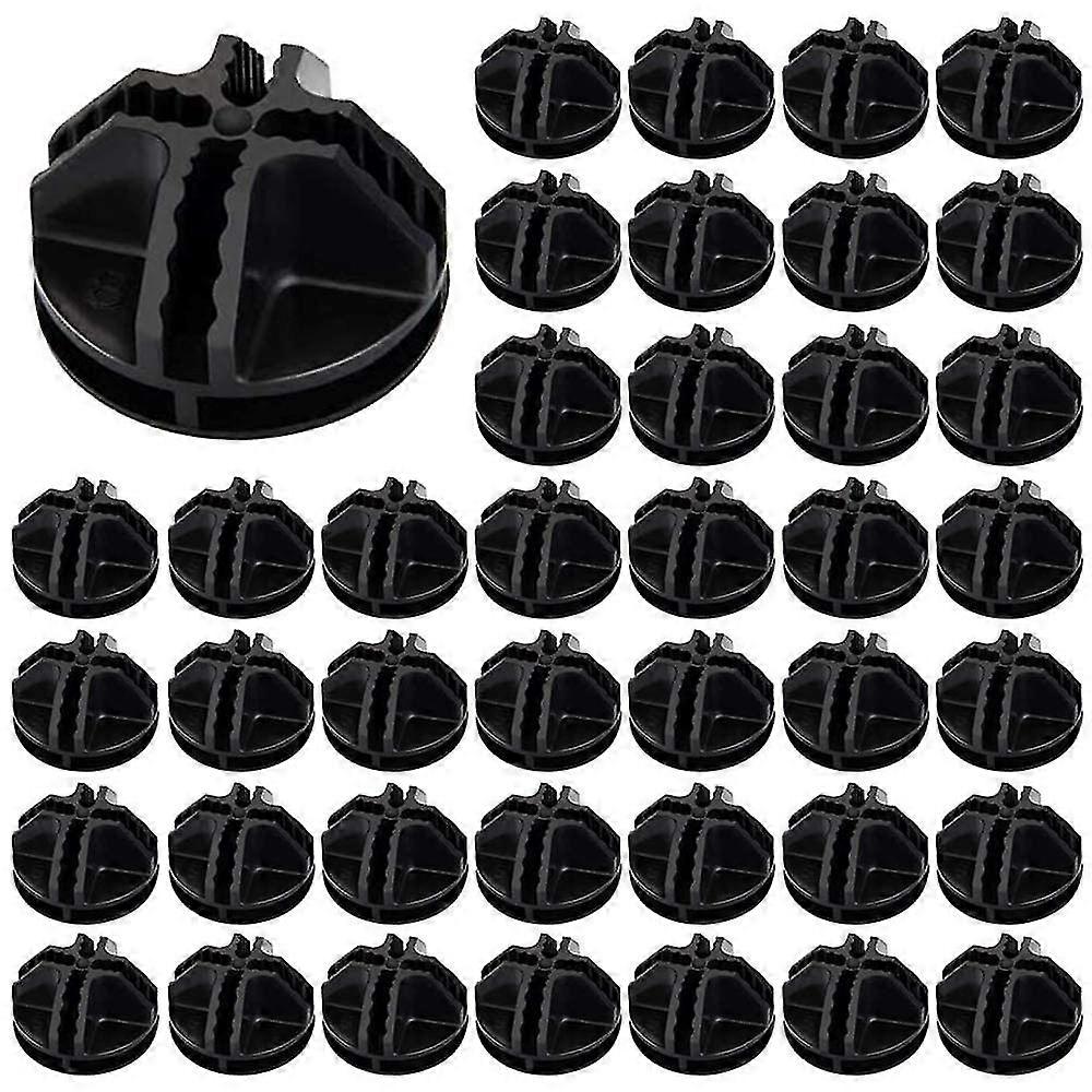 40Pcs Wire Cube Storage Black Plastic Cube Connectors C&C Grid ...