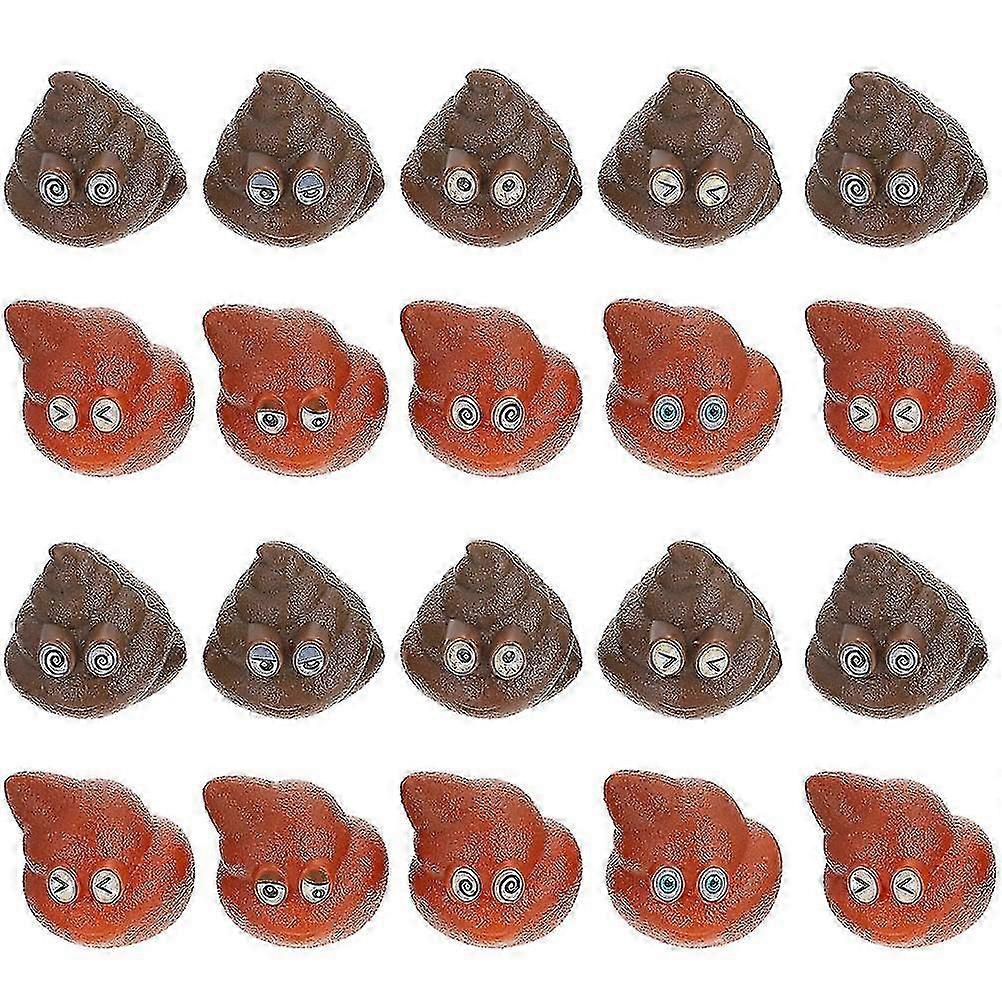 20 Pcs Educational Toys Kids Fake Dog Poo Novelty Toys Poop Tricky Toys ...