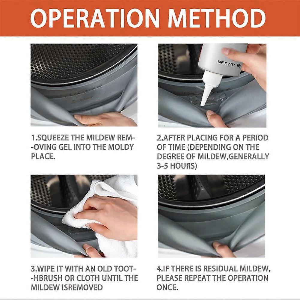 3x Household Mould Remover Gel, Large Capacity Mildew Removal, Mould ...