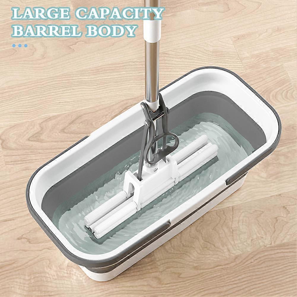 Large Flat Mop Bucket with Handle Durable Portable Water Bucket for ...
