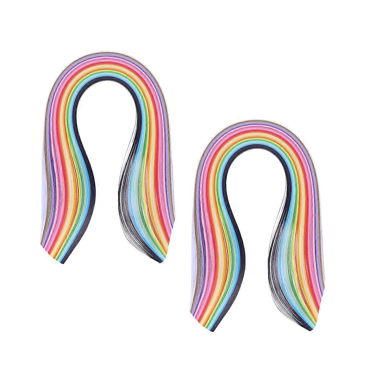 DIY Paper Quilling Strips 520 Strips 26 Colors Paper Strips Set for ...