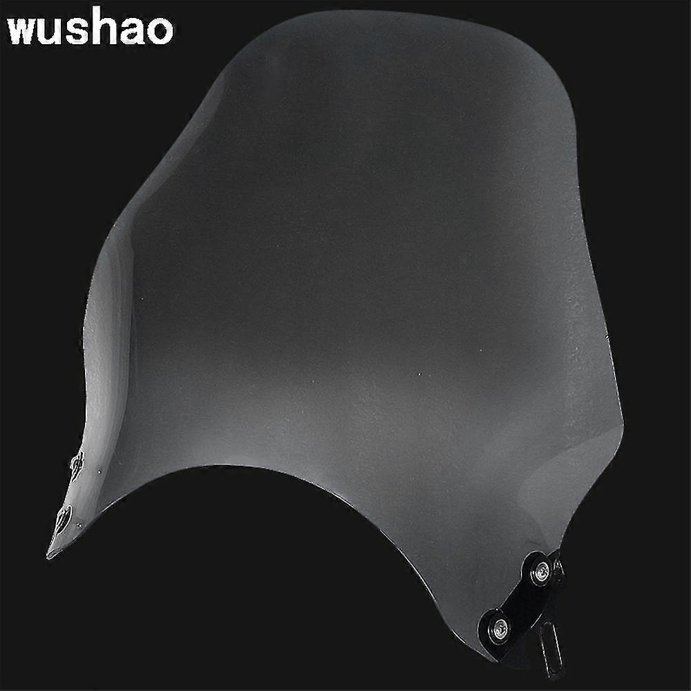 Motorcycle Windshield Round Headlight Street Bikes Windscreen Screen ...