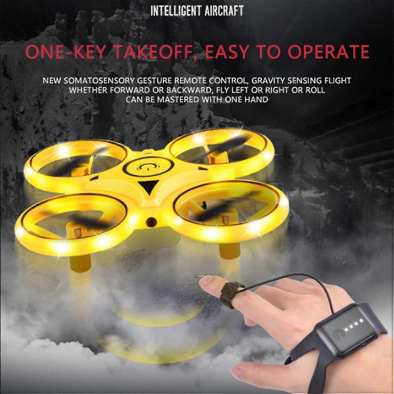 Gesture Control Drone, 360 Flips Gesture Control Drone Rc Quadcopter ...