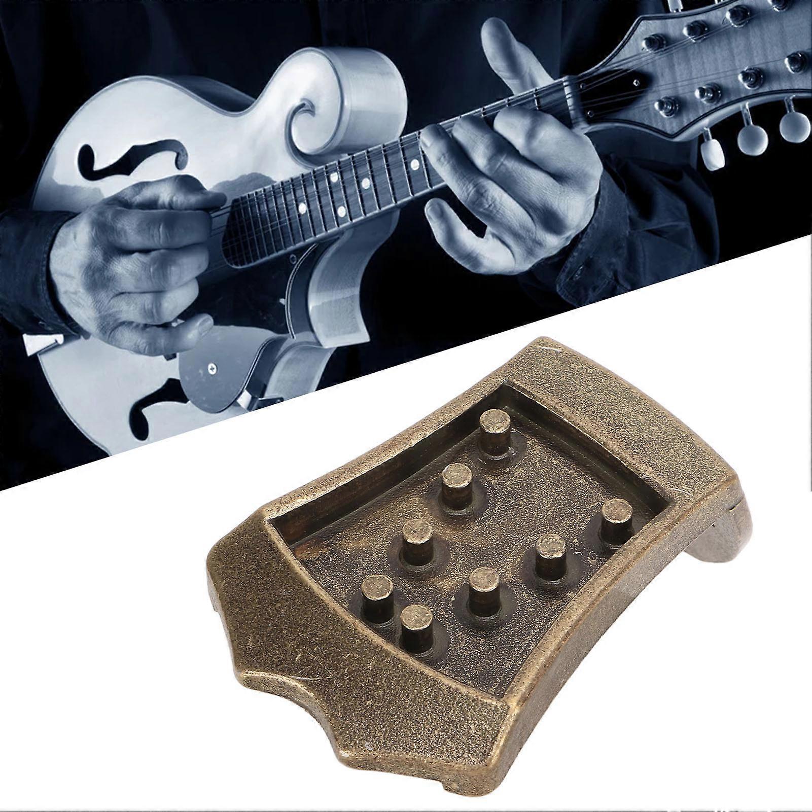 Mandolin Tailpiece Metal Bridge Replacement Part Musical Instruments ...