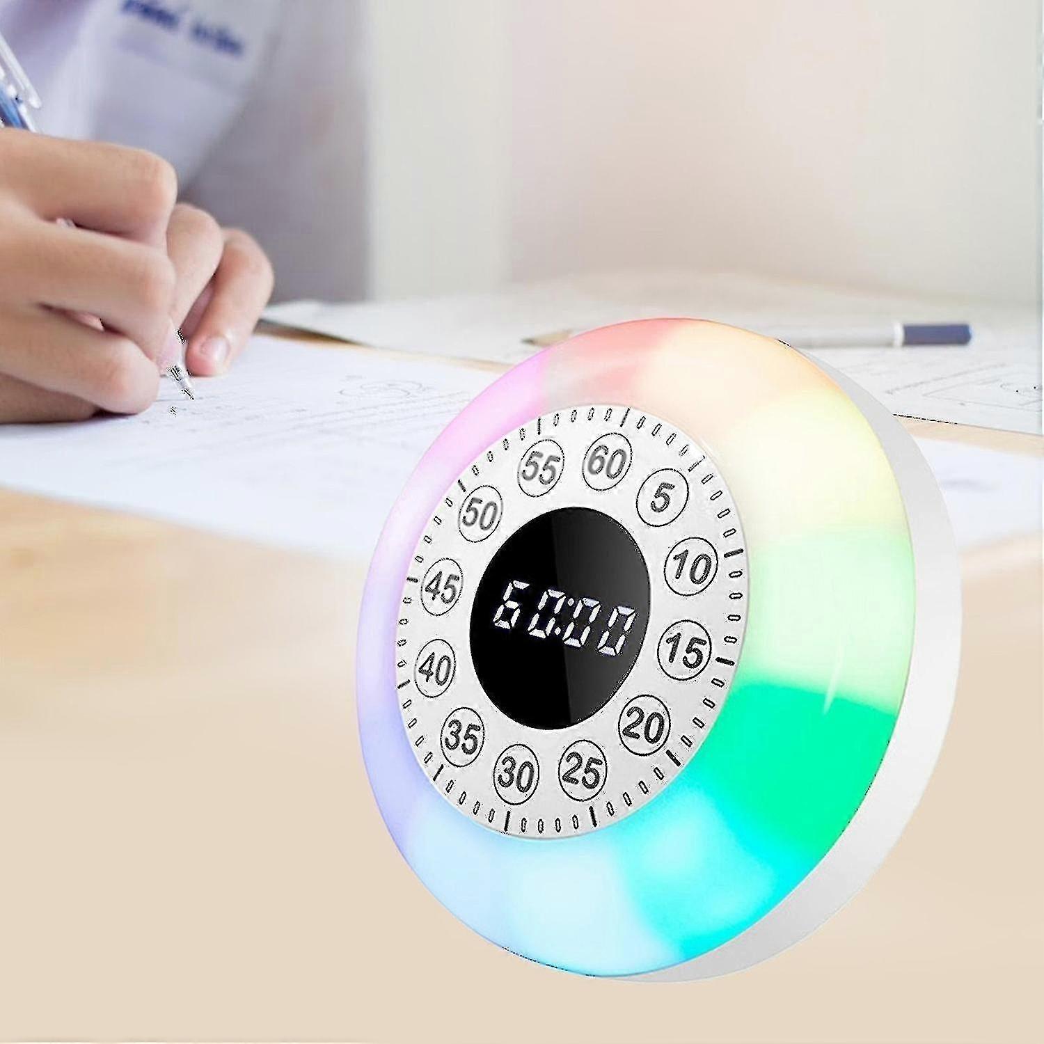 Rechargeable Visual Timer With Rgb Light 60 Minute Countdown Clock Kids ...