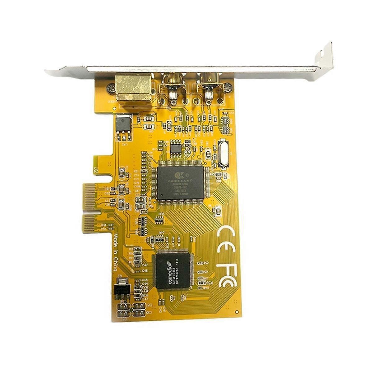 PCIE to AV 878A Video Capture Card PCIE Surveillance HD Image 640x480 2 ...