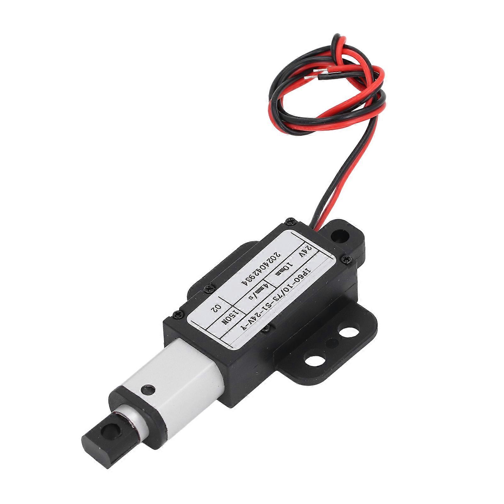 Electric Micro Linear Actuator 4mm/s 150N Thrust 10mm Stroke IPX4 ...