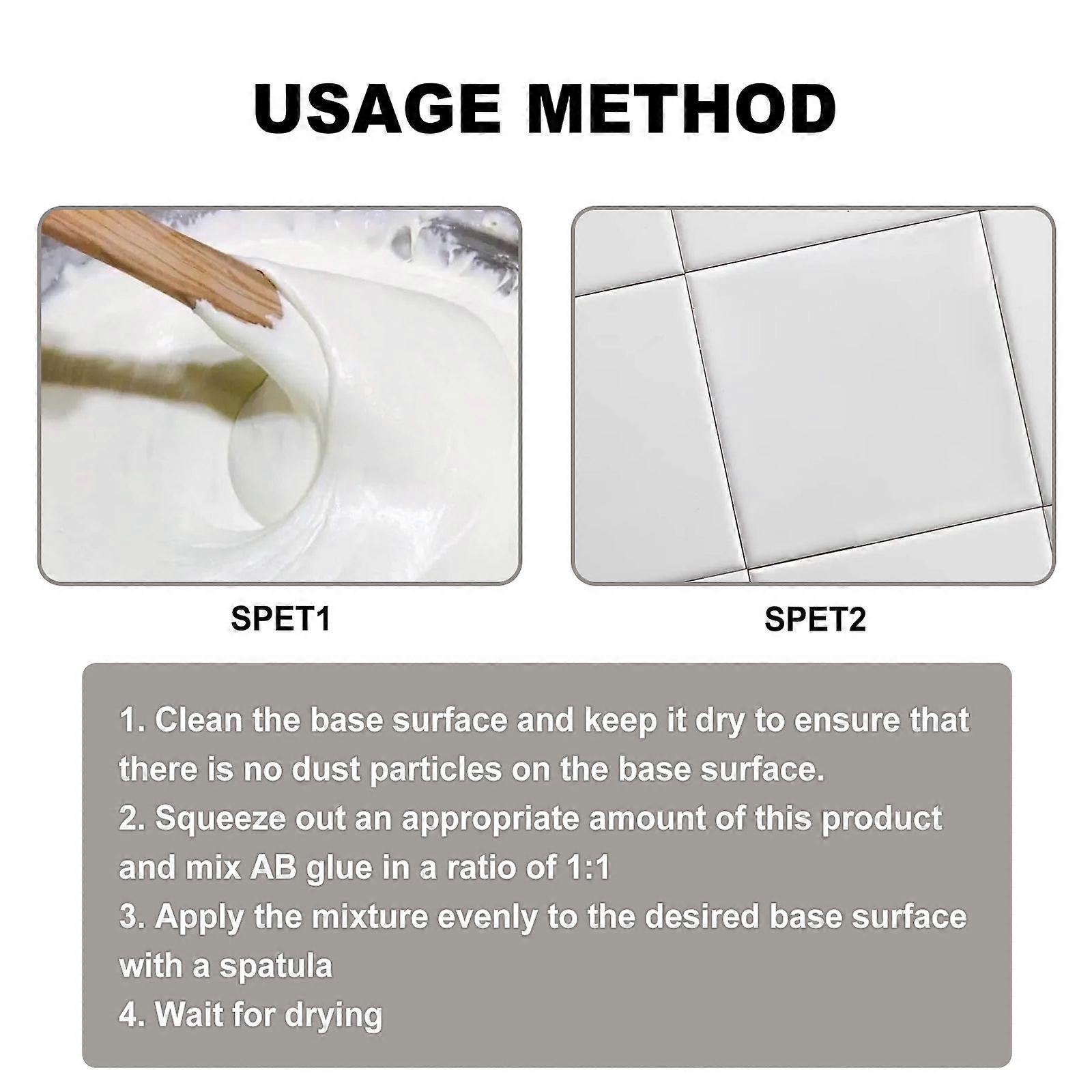 Ceramic Tile AB Glue, Marble Repair Pothole Damage Repair Paste Ceramic ...