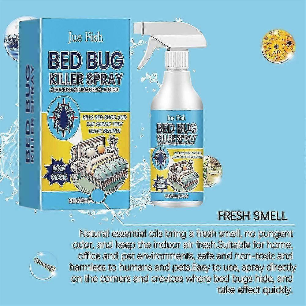 1-3X Bed Bug Spray To Prevent Fleas And Bed Bug Bites, Home Multi ...