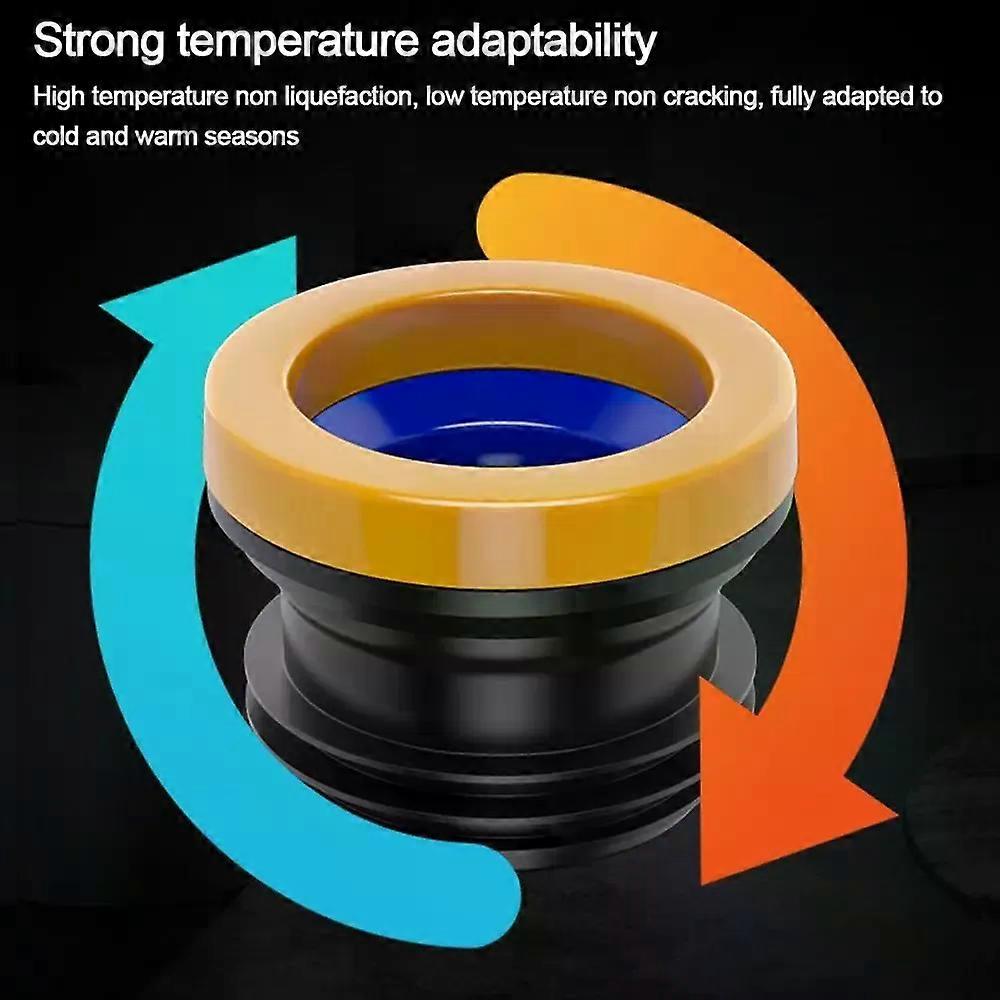 Toilet Bowl Flange Ring Practical Toilet Odor-resistant Drain Pipe ...