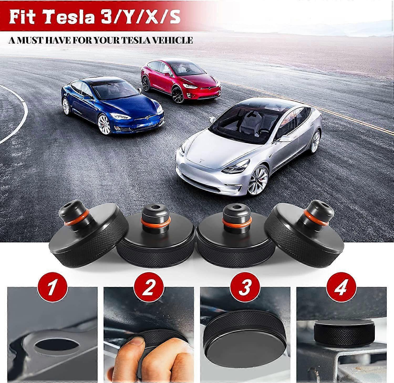 Lifting Jack Pad for Tesla Model 3/S/X/Y, 4 Pucks with a Storage Case ...