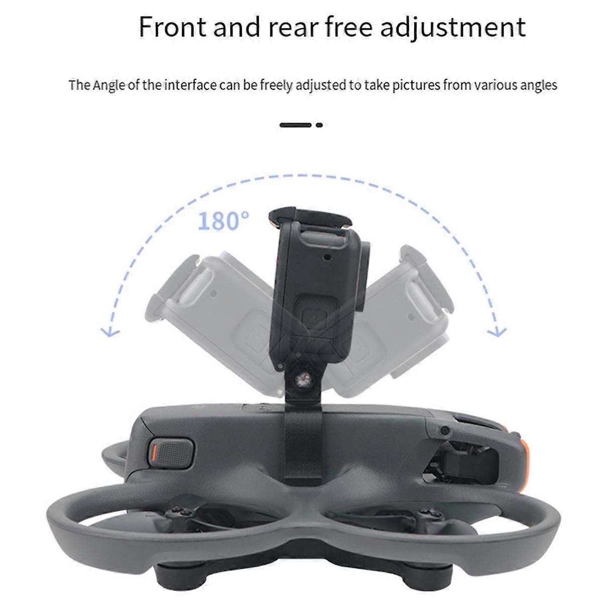 For DJI Avata 2 Upper Expansion Bracket Adapter Sports Camera Fixed Snap-on Holder | Fruugo UK