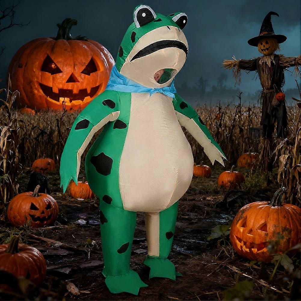 Adult Frogs Inflatable Costume Full Body Glowing, Cartoon Walking Doll ...