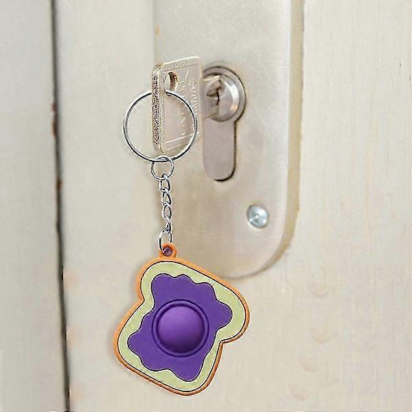 8pcs Mini Pop it Keychains, Mini Food & Drink Fidget Sensory Push Toy ...