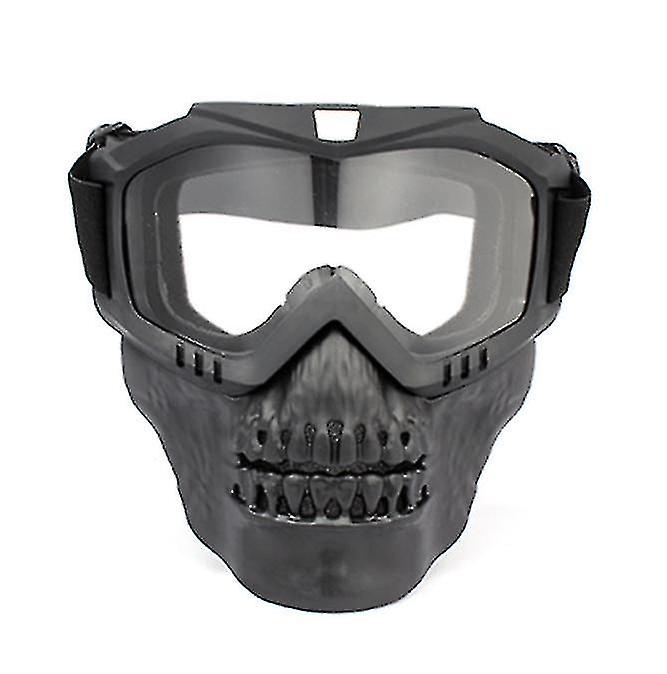 Skull Goggle Mask Riding Mask Safety Road Riding Uv Motorbike Glasses ...
