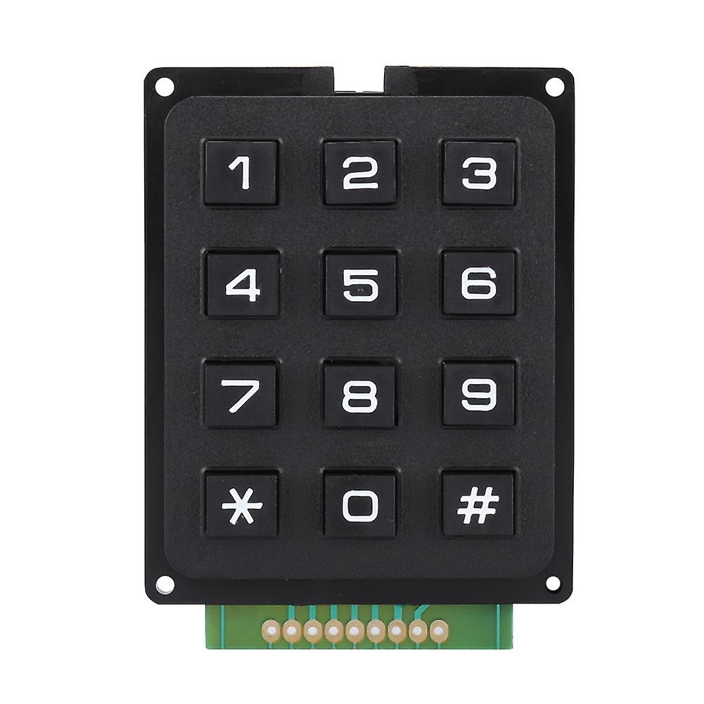Keyboard Modules With 12 Keys 3x4 Push Buttons External Keypad For Mcu ...