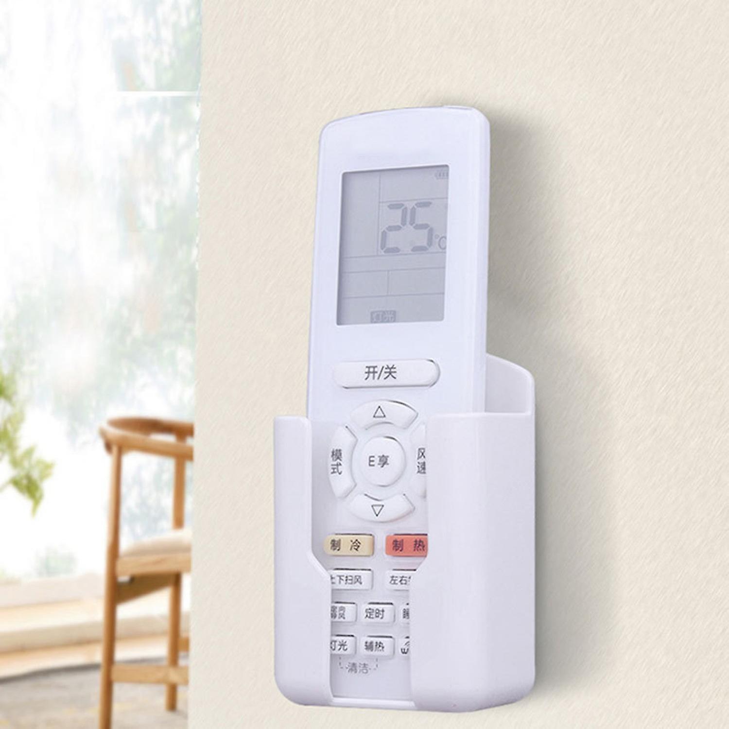 Remote Control Holder Heavy Duty Removable Solid Color Daily Use Wall ...
