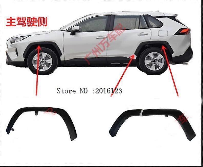 LBQ 2020 2021 2022 2023 for Toyota RAV4 Wheel arch trim Front and Rear ...