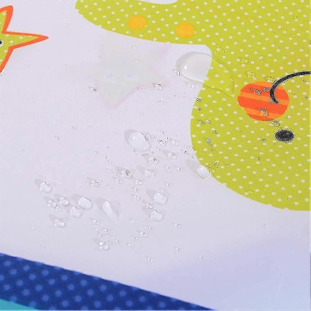 Round Polyester Shower Curtain Hanging Thermal Insulation Thickened ...