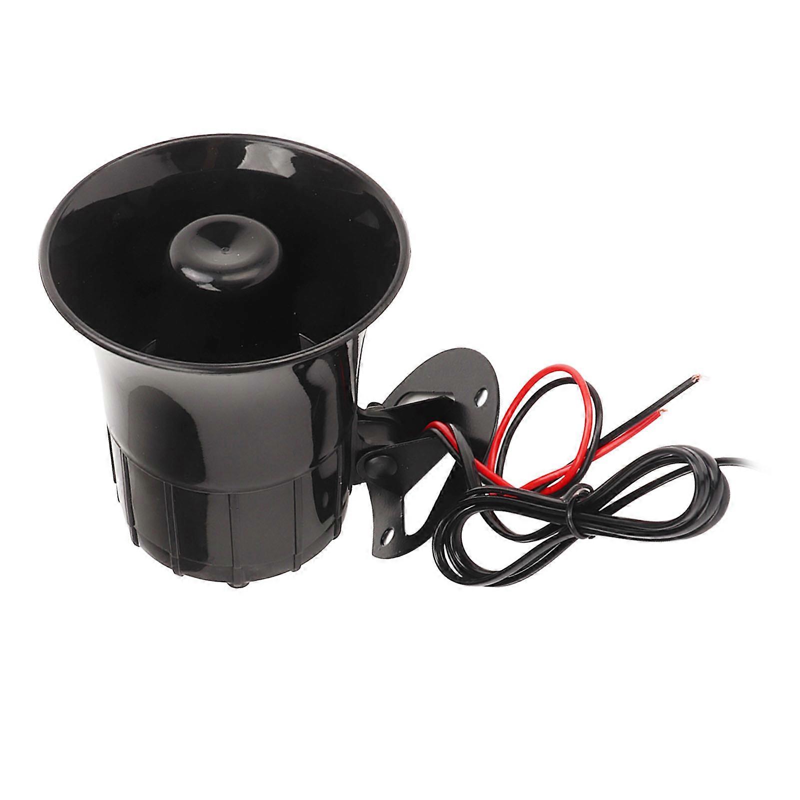 12V 30W 3 Tone Siren 120 DB High Volume Loud Sound Electric Warning ...