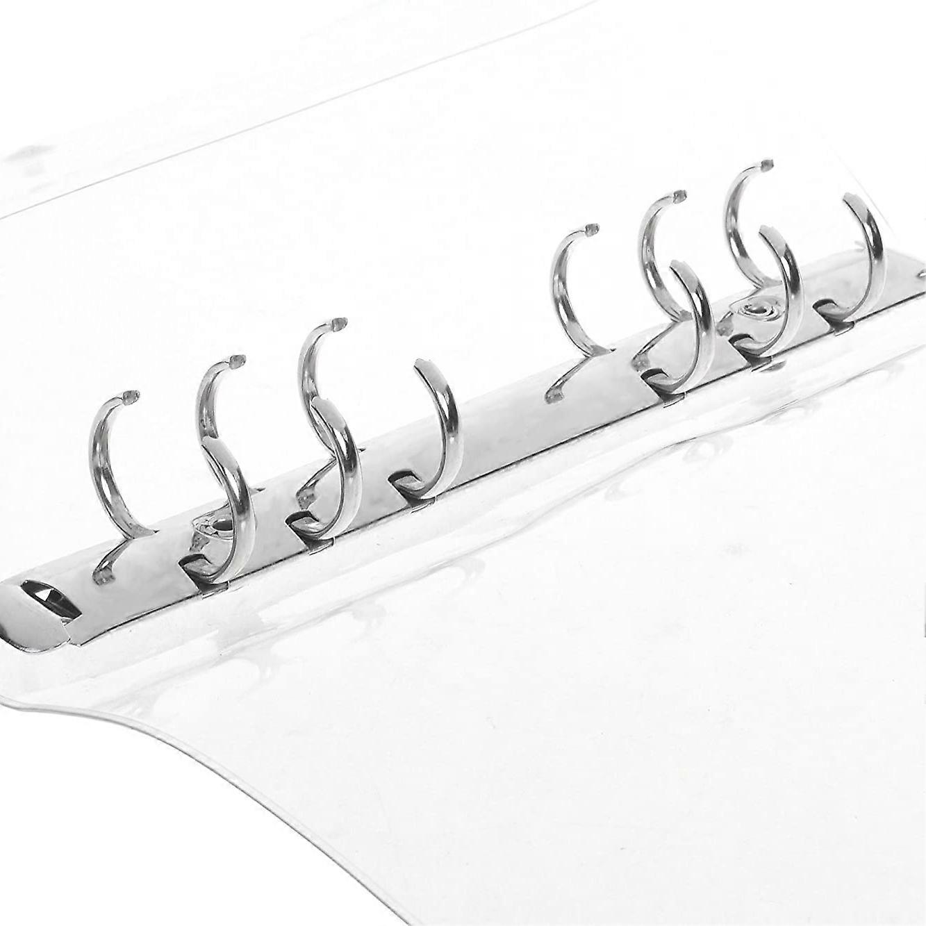 6 Pcs Clear A5 Binder Transparent Soft PVC Binder Cover Loose Leaf ...