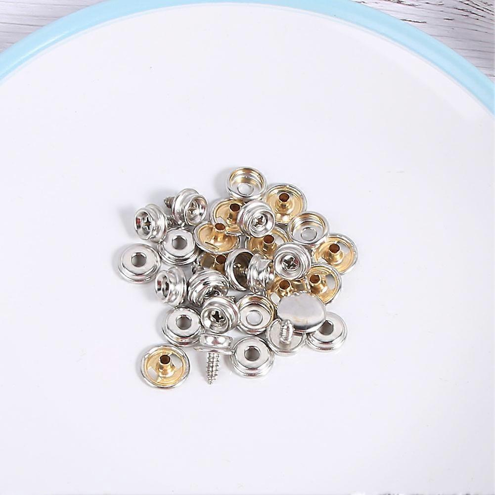 10 Sets Copper Tent Fixing Buckle Screw Snap Fasteners Fixing Snap ...