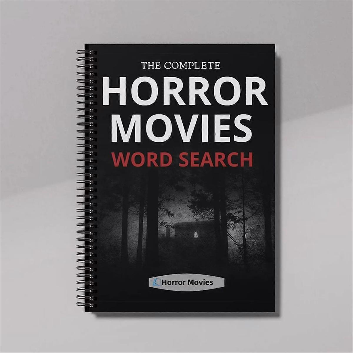 Horror Word Search: Horror Films Puzzle Book Horror Theme Book for ...