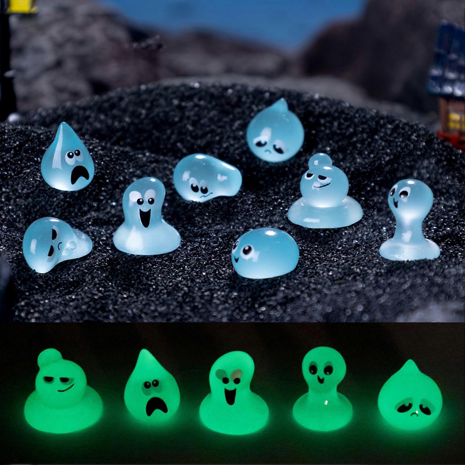 8Pcs/Set Water Sprites Figurine Luminous Mini Water Elf Ornament ...