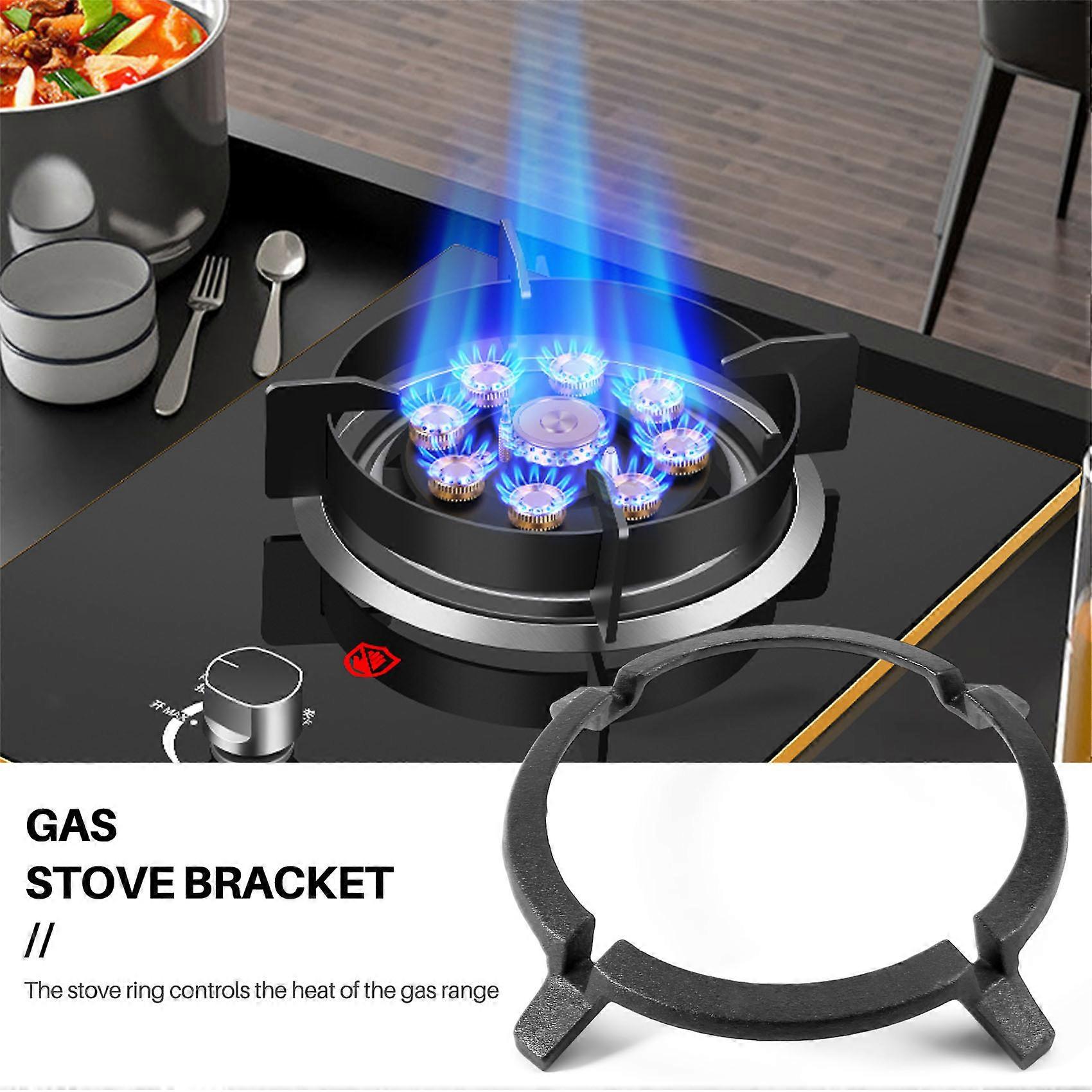 1Pc Black Wok Stands Cast Iron Wok Pan Support Rack for Burners Gas ...