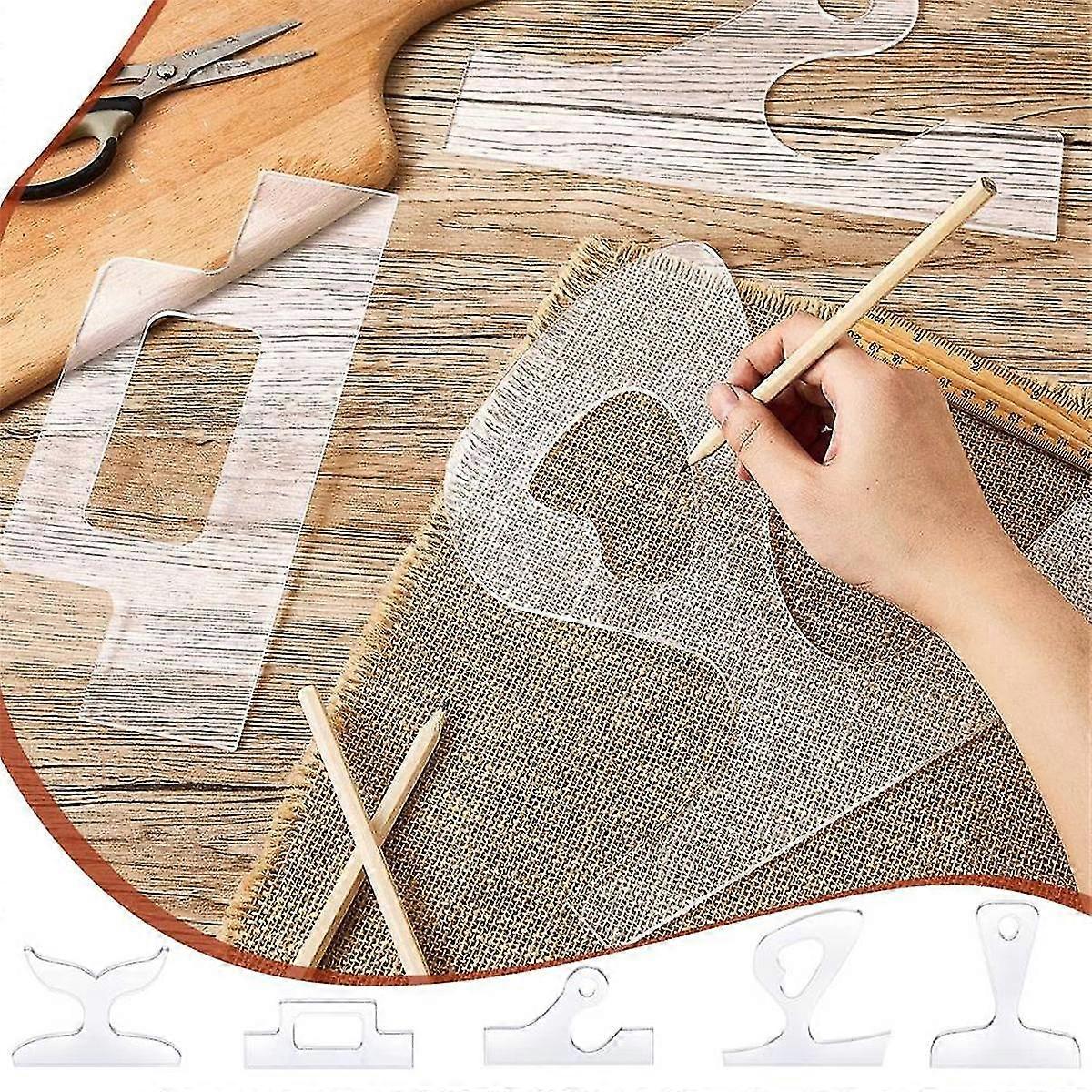 Food Board Handle Template Clear Cutting Board Router Template with ...