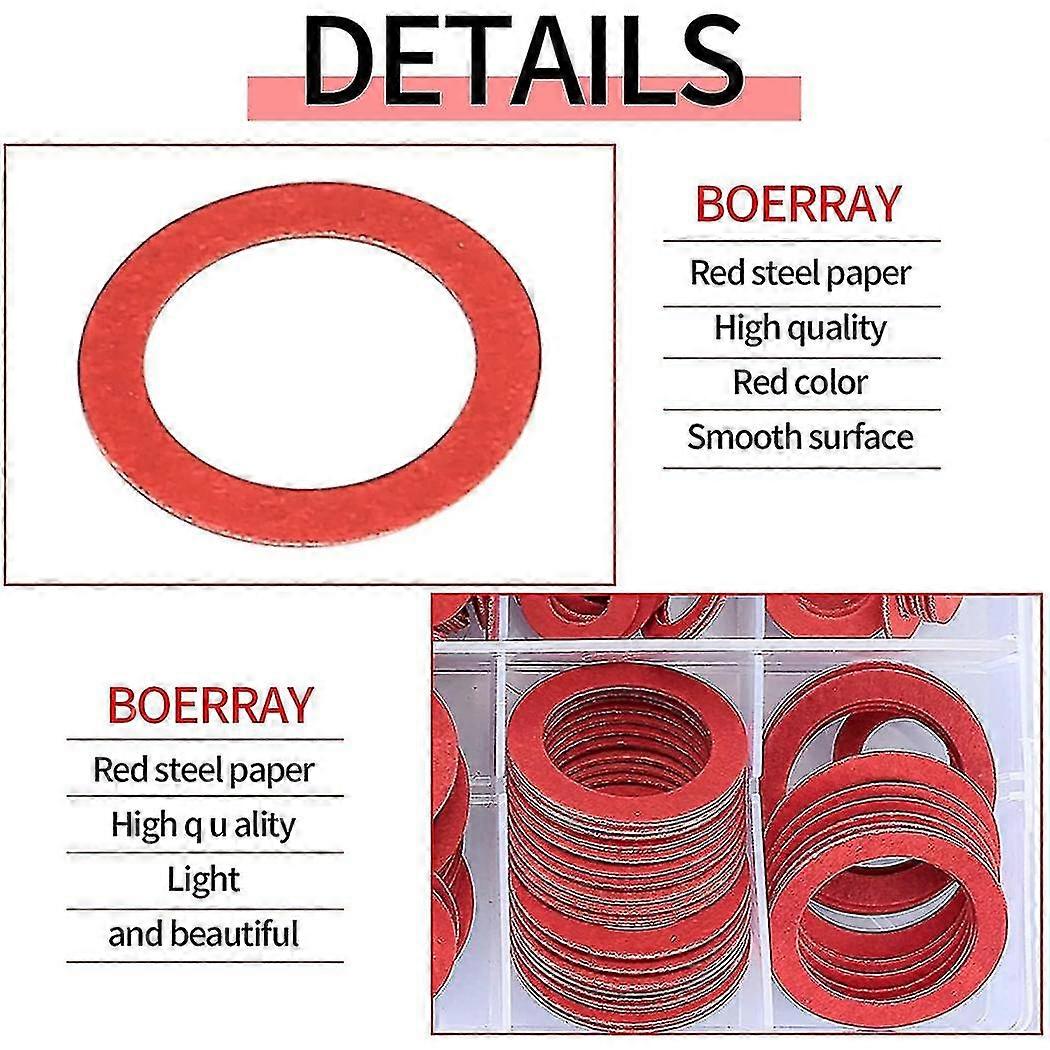 600pcs fiber wasmachine assor assor kit 12 formaat rood staal papier ...