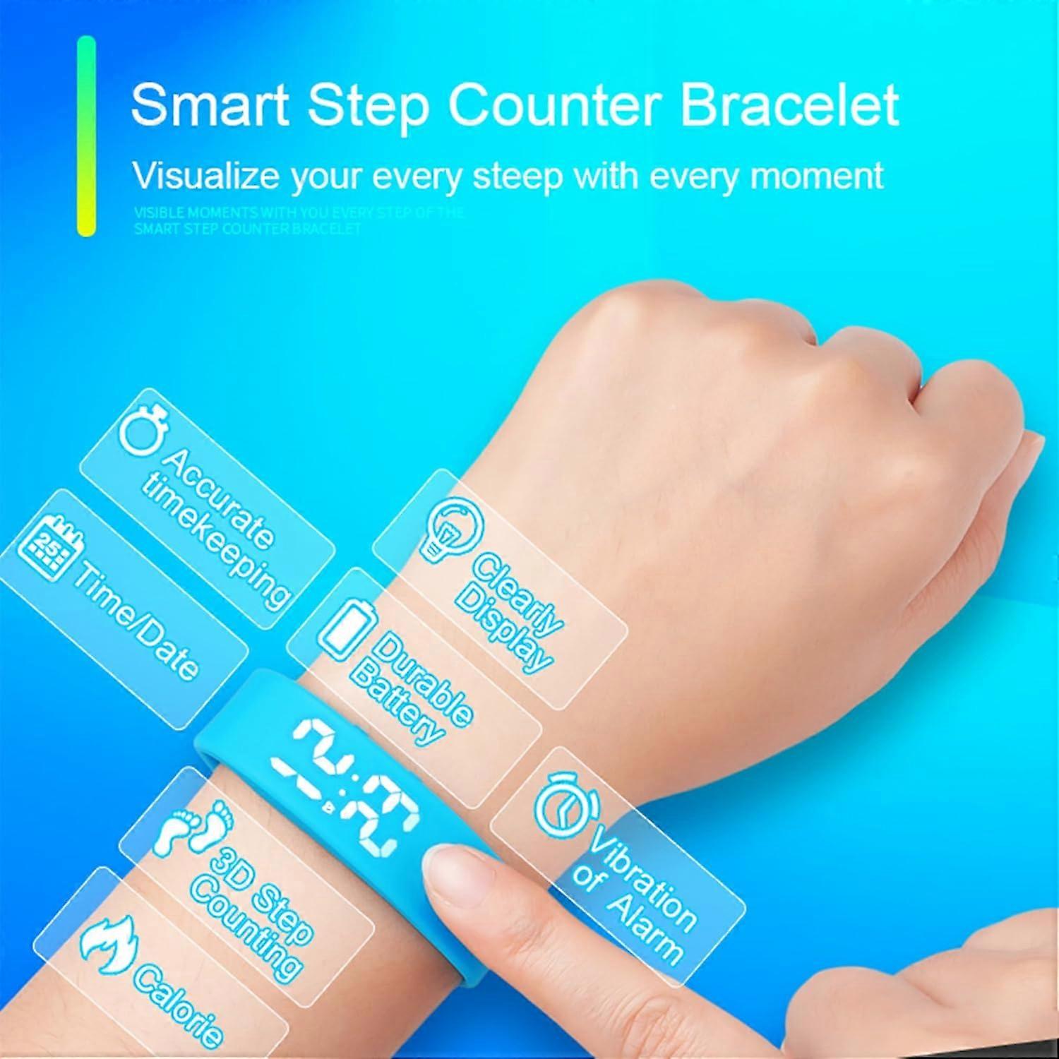 Fitness Watch for Women Men Pedometer Watch Step Counter Calorie ...