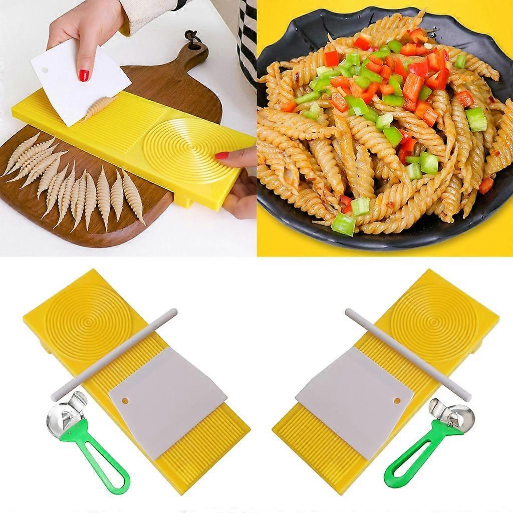 Macaroni Pasta Board Set Kitchen Spaghetti Rolling Maker Pasta Noodles ...