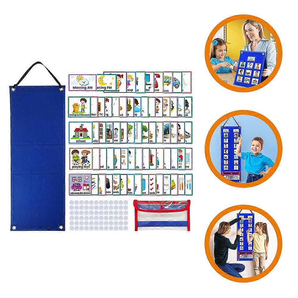 1 Set Children Daily Routine Chart DIY Visual Schedule Calendar Chart ...