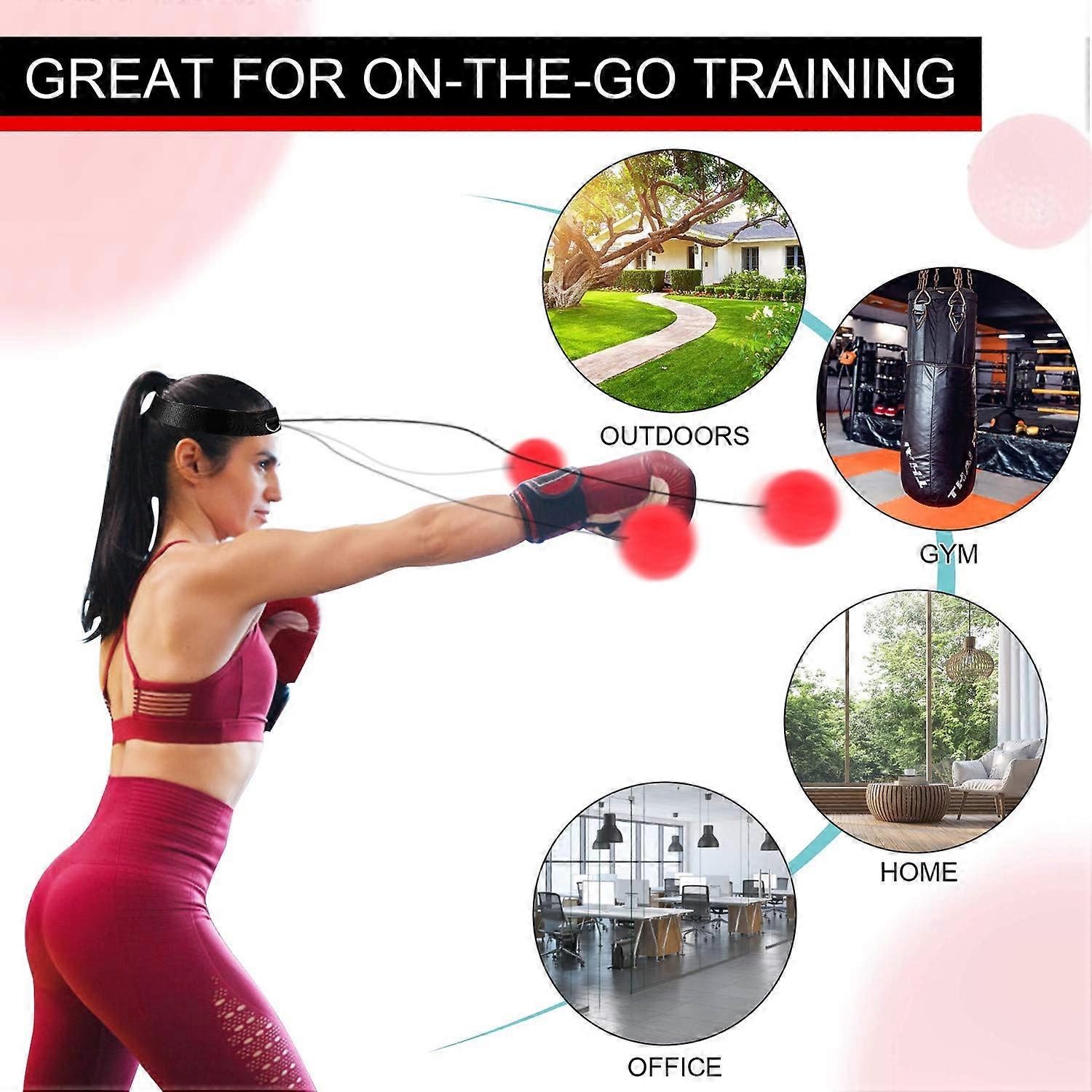 Upgraded boxing reflex ball, Mma boxing training ball, speed training ...