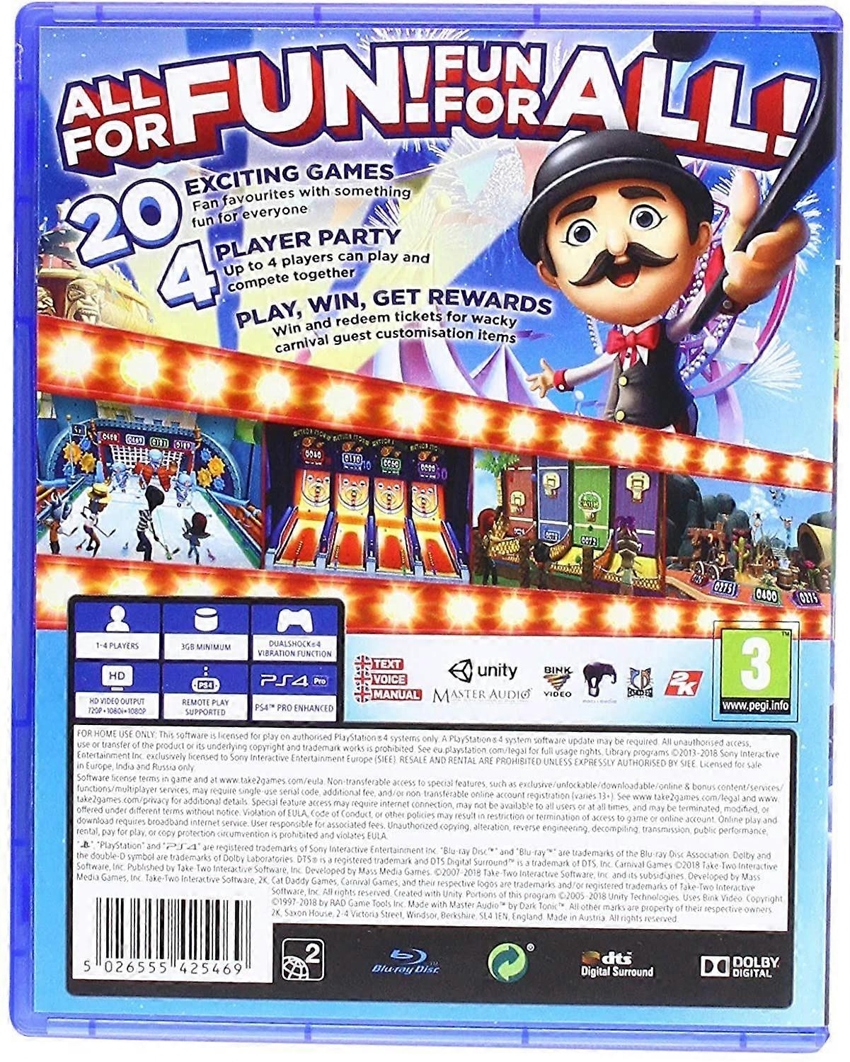 Carnival Games PS4 | Fruugo AU