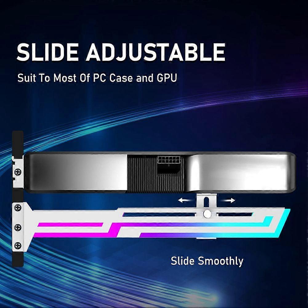 ARGB Graphics Card GPU Holder GPU Brace Support Adjustable Height ...