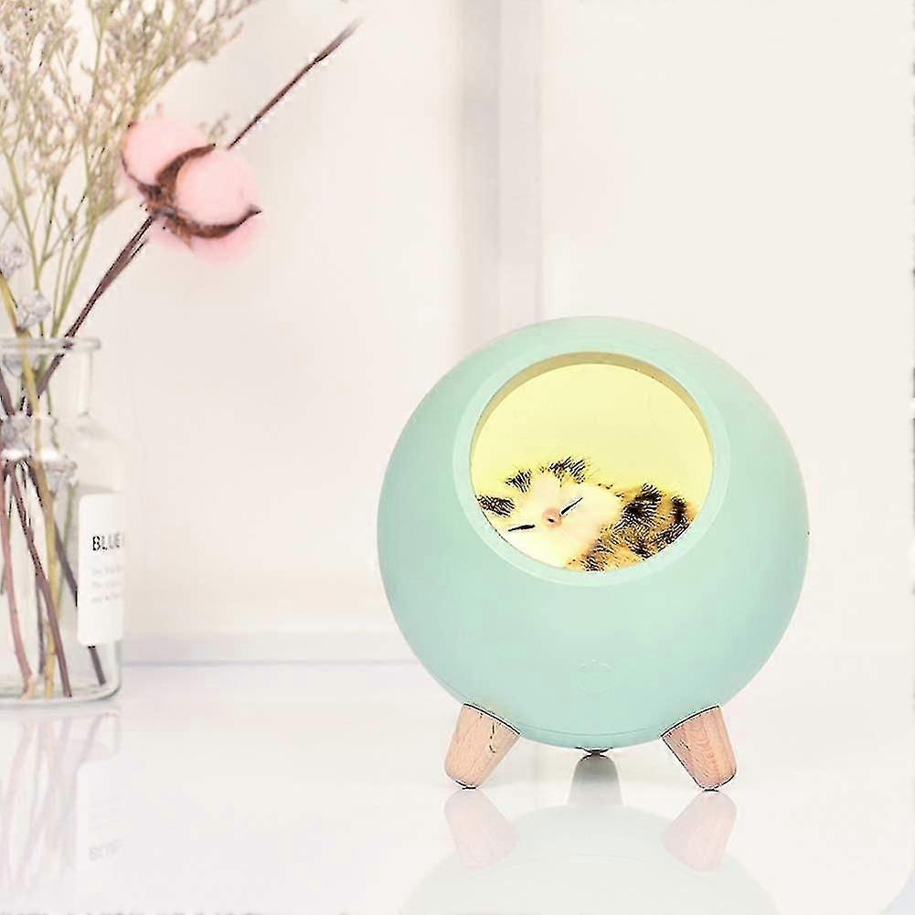 Cat Night Light Small Pet House Led Night Light Usb Charging Soft ...