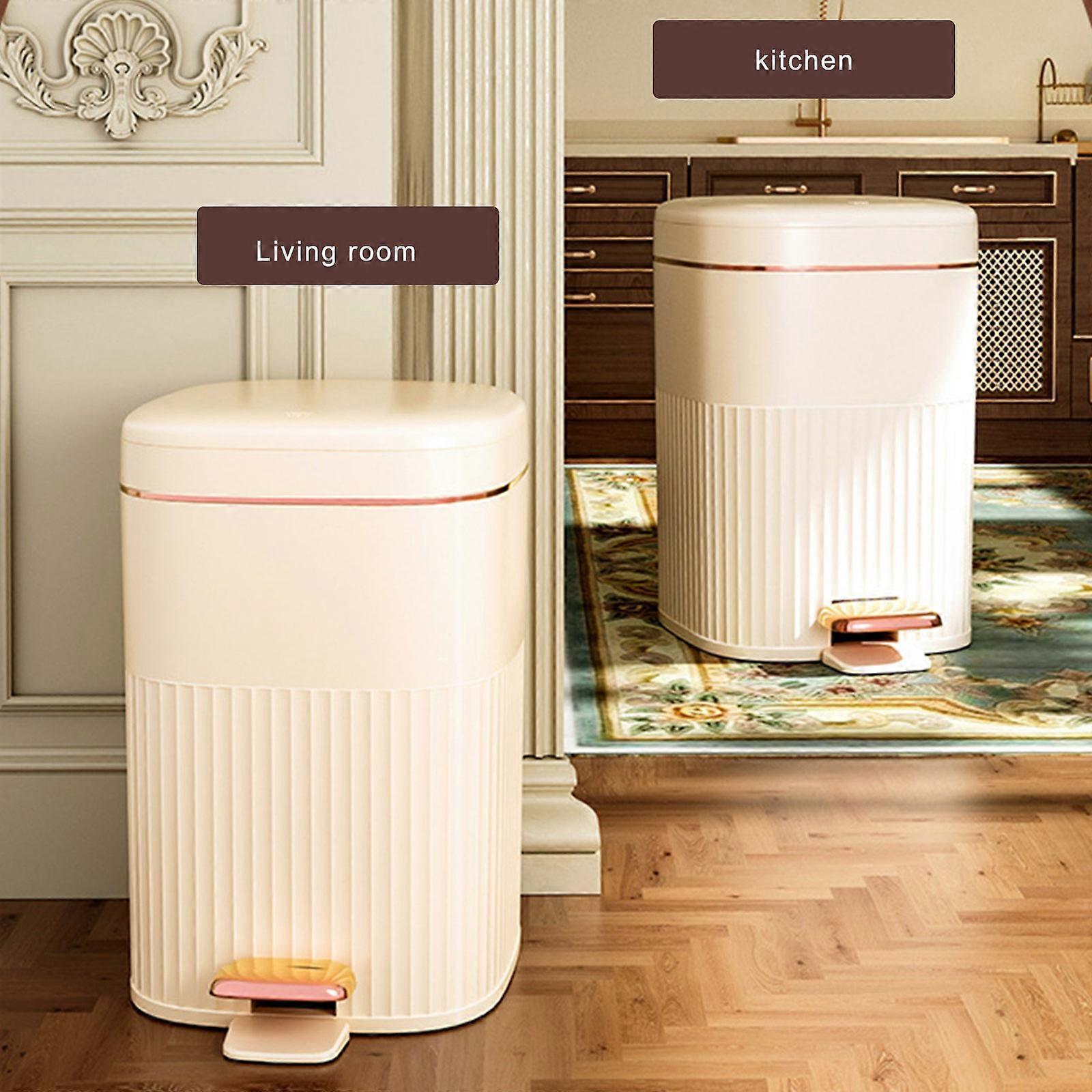 Foot Pedal 8/10/15L Trash Can Kitchen Household Foot-operated Storage ...