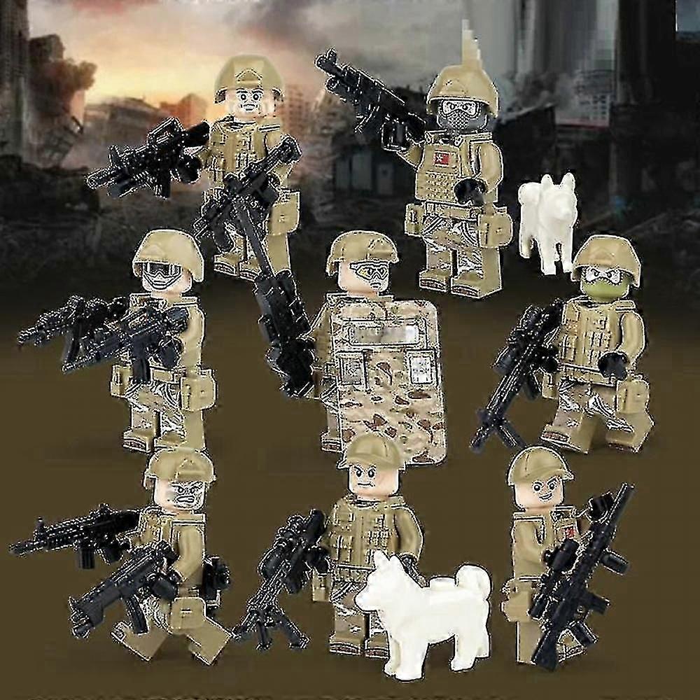 Quality High Military Specia Force Soldiers Gun Weapon Building Blocks ...