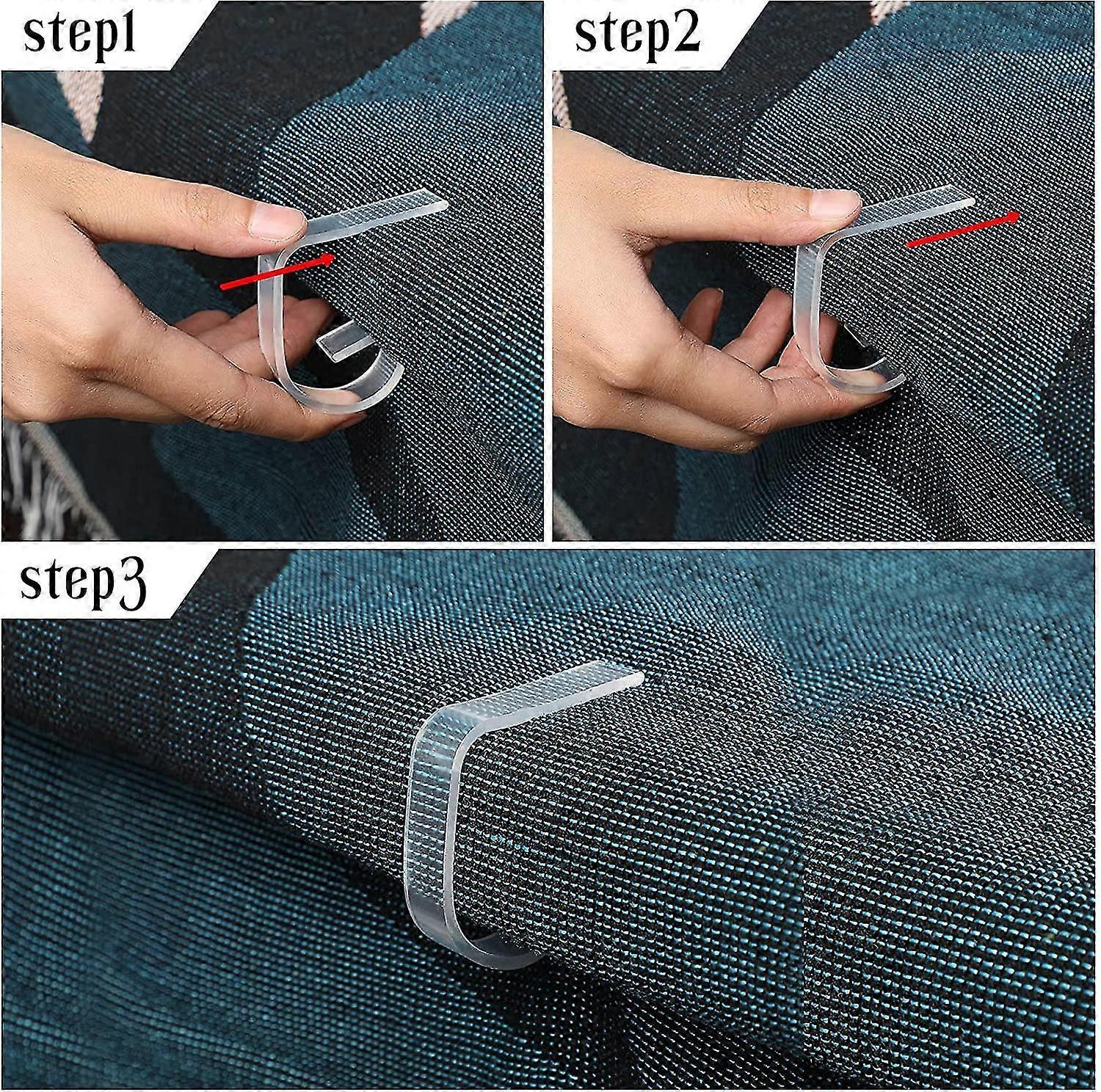 Clear Plastic Table Cloth Clips Transparent Table Cover Clips Clamps ...