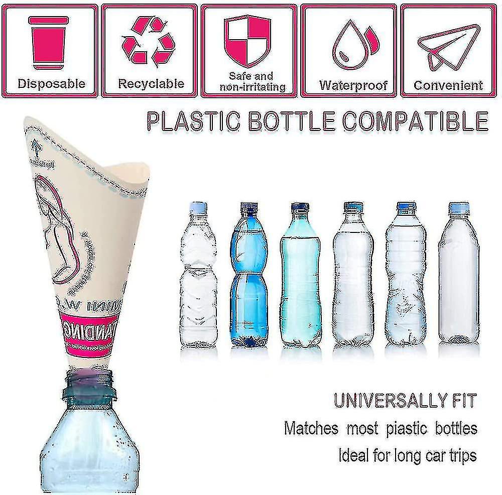 50 Pcs Disposable Female Urination Device, Pee Funnel For Women ...