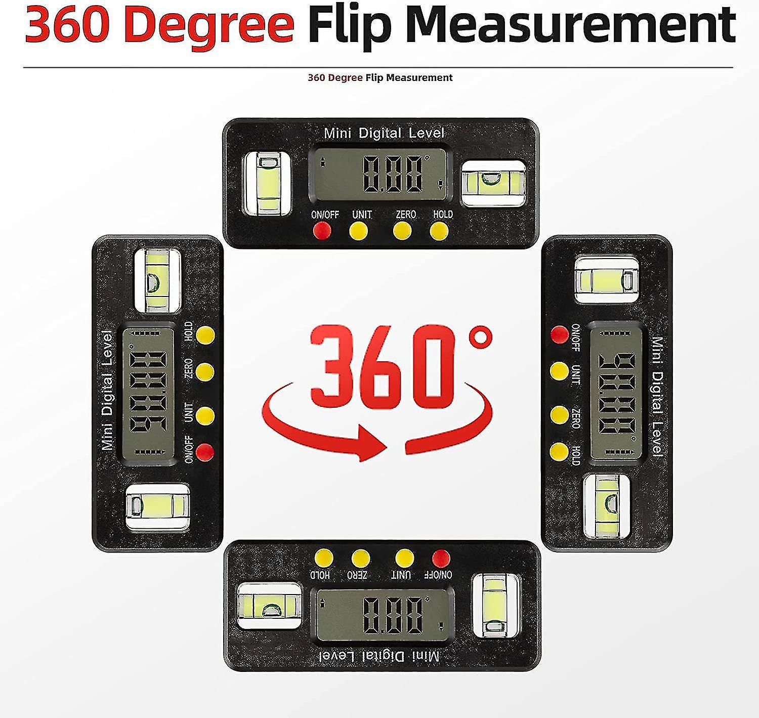 Electronic Level, Digital Protractor Inclinometer, With Display, With ...