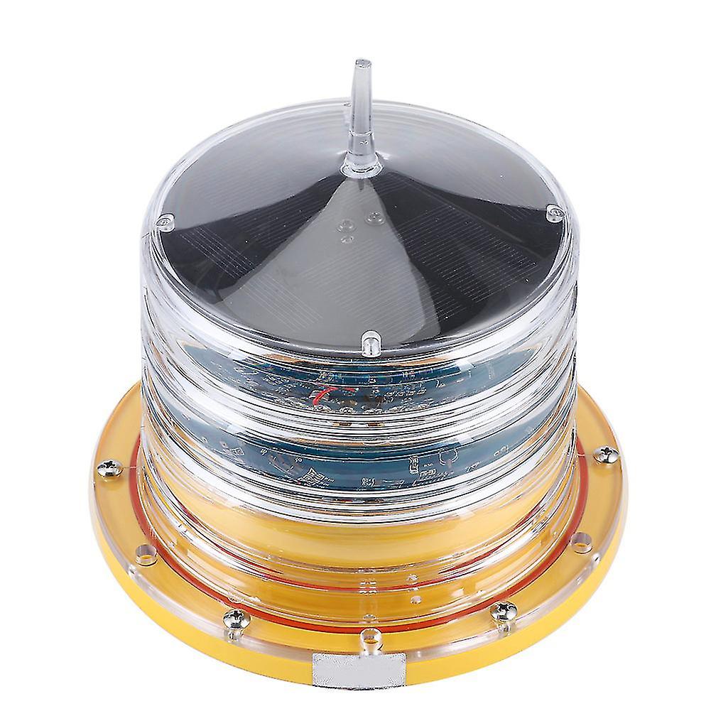 Ip68 Solar Power Barge Safety Beacon Light 20leds Flashing Floating ...