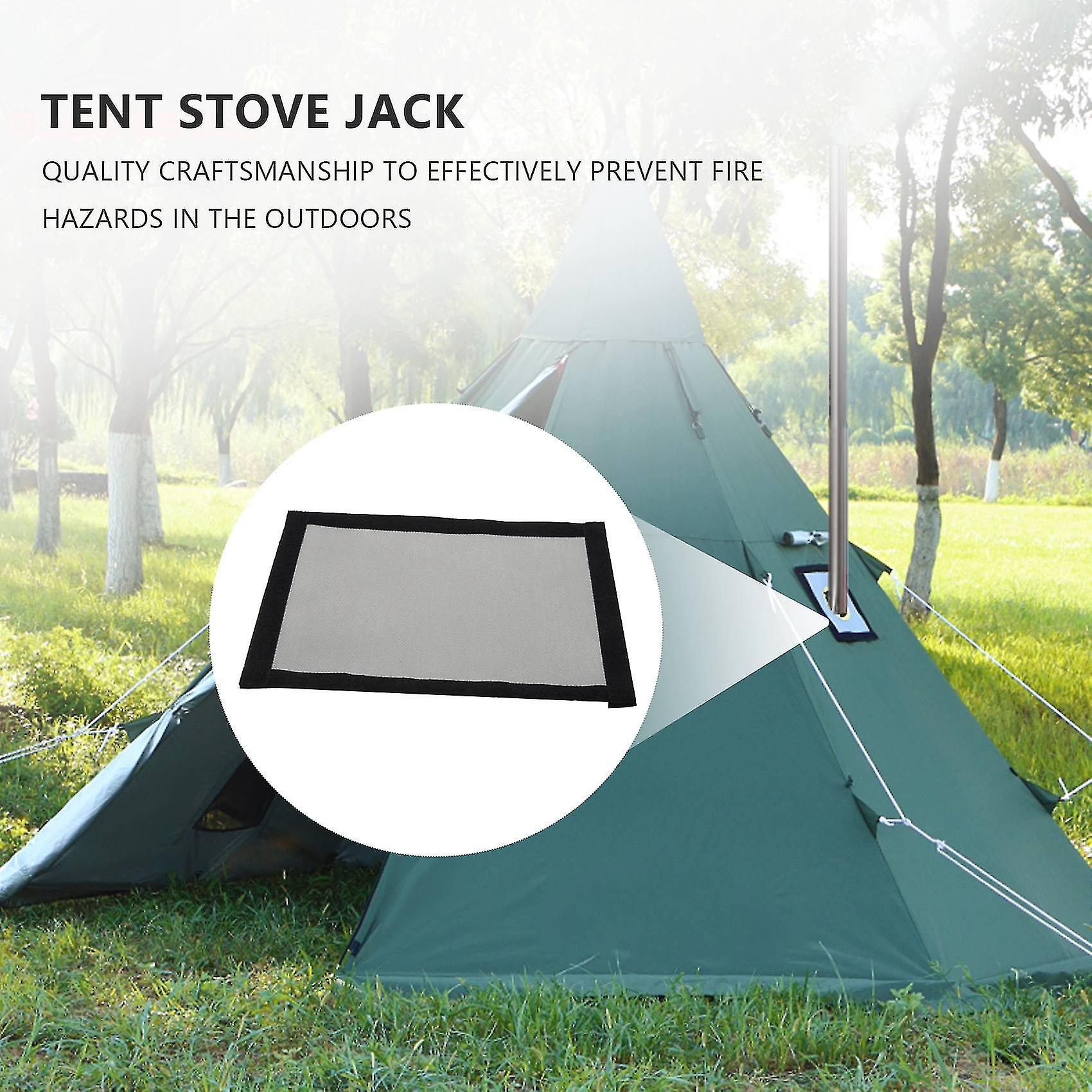 Tent Stove Jack Fire-resistant Pipe Vent Accessory Compatible With ...