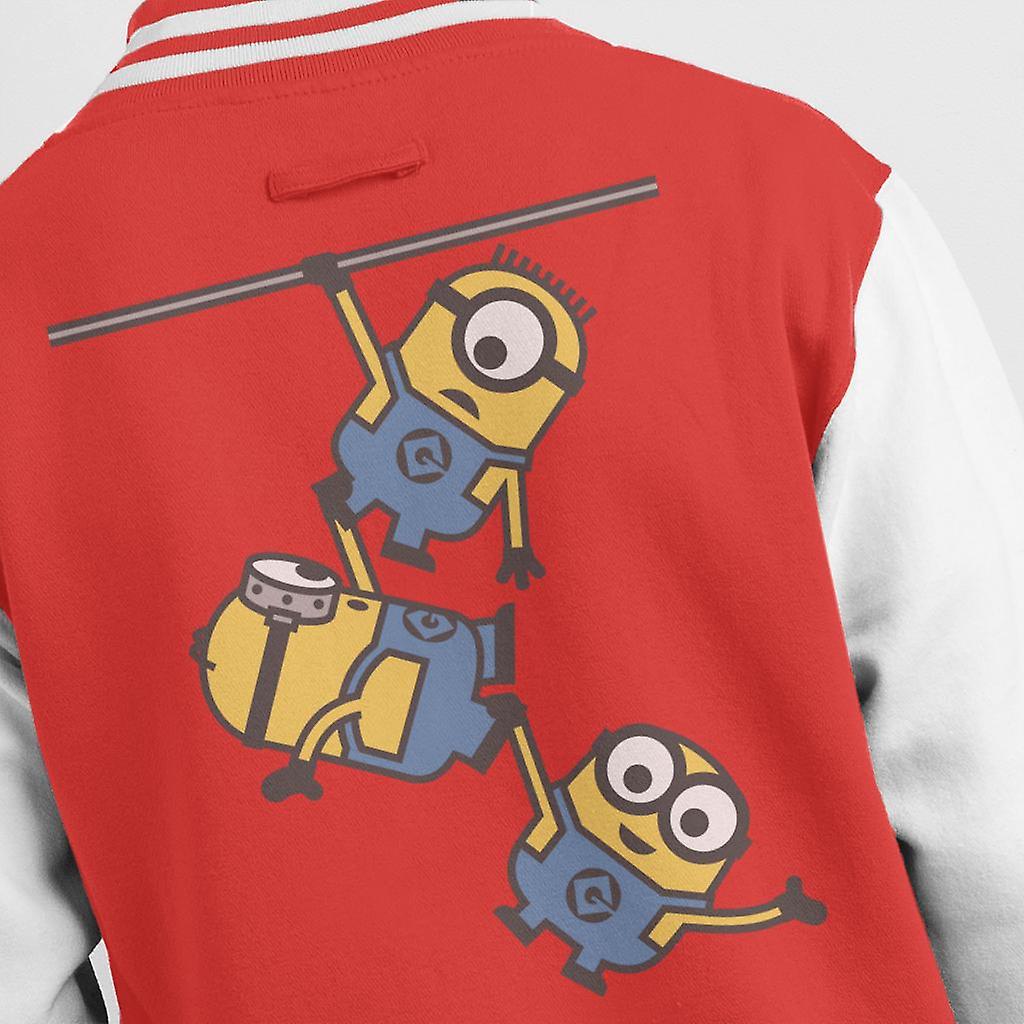 Despicable Me Bob Stuart And Dave The Minions Hanging Men's Varsity ...