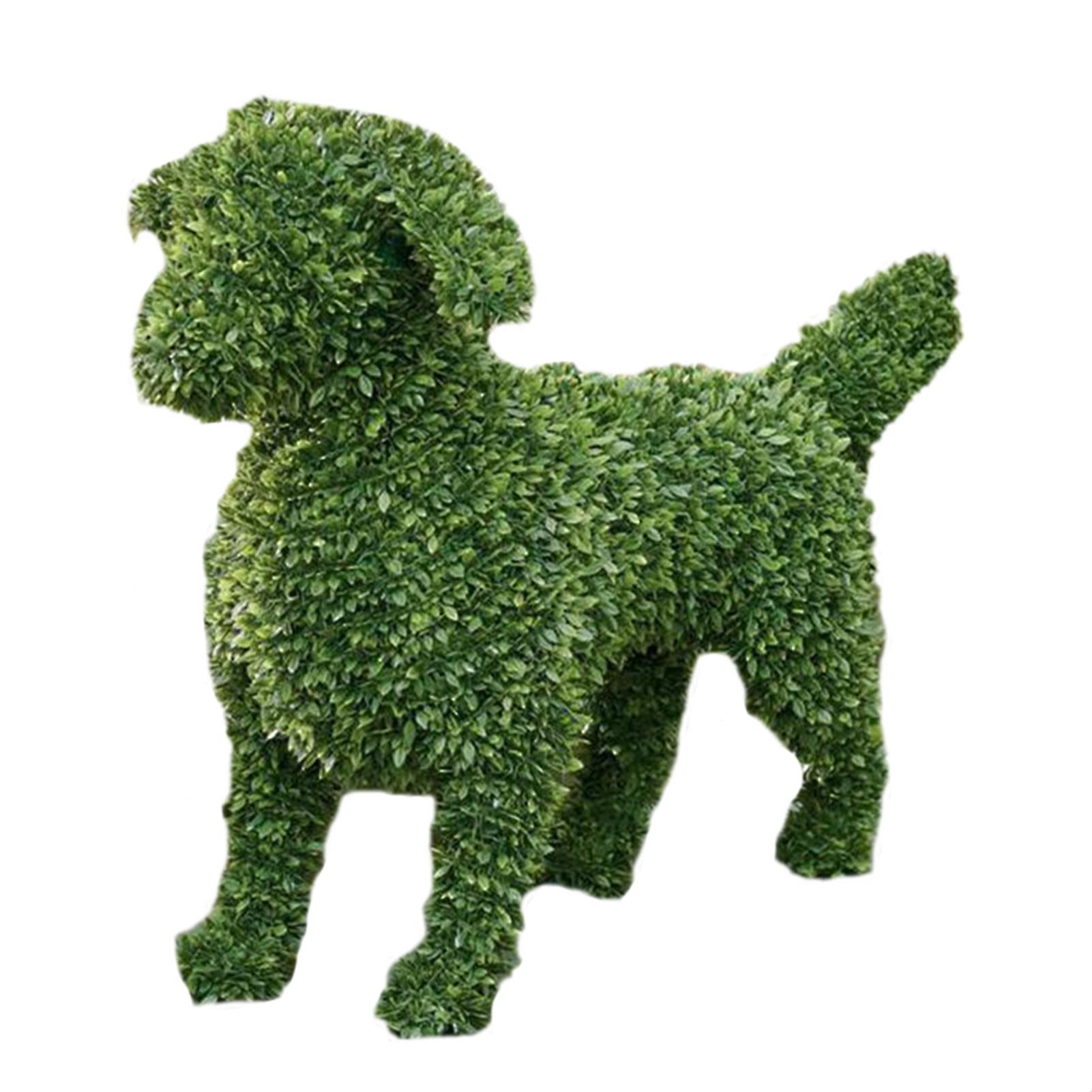 Decorative Peeing Dog Topiary Realistic Ornament Home Indoor Outdoor ...