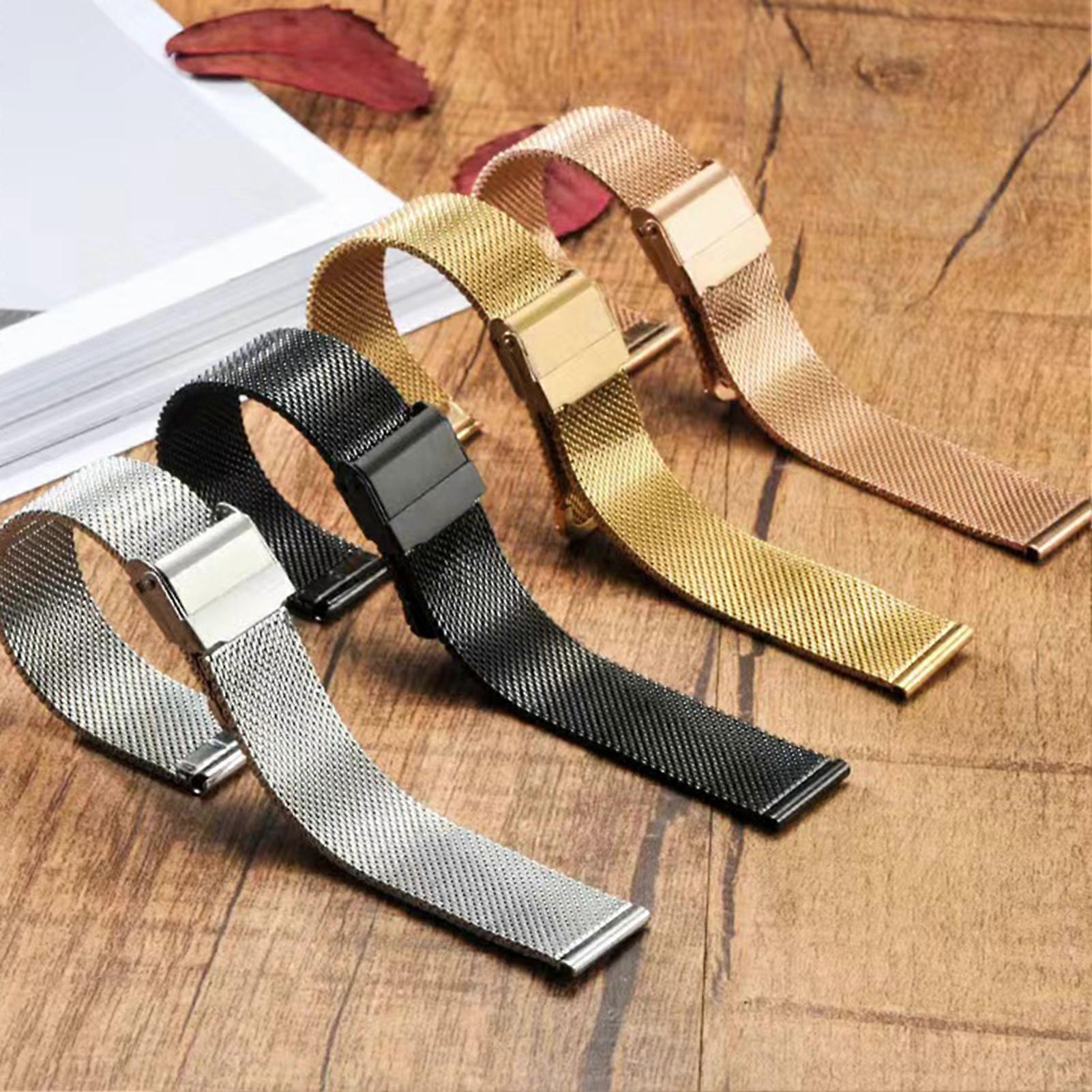 Stainless Steel Mesh Strap for Watch Wear-resistance Watch Wrist Band ...