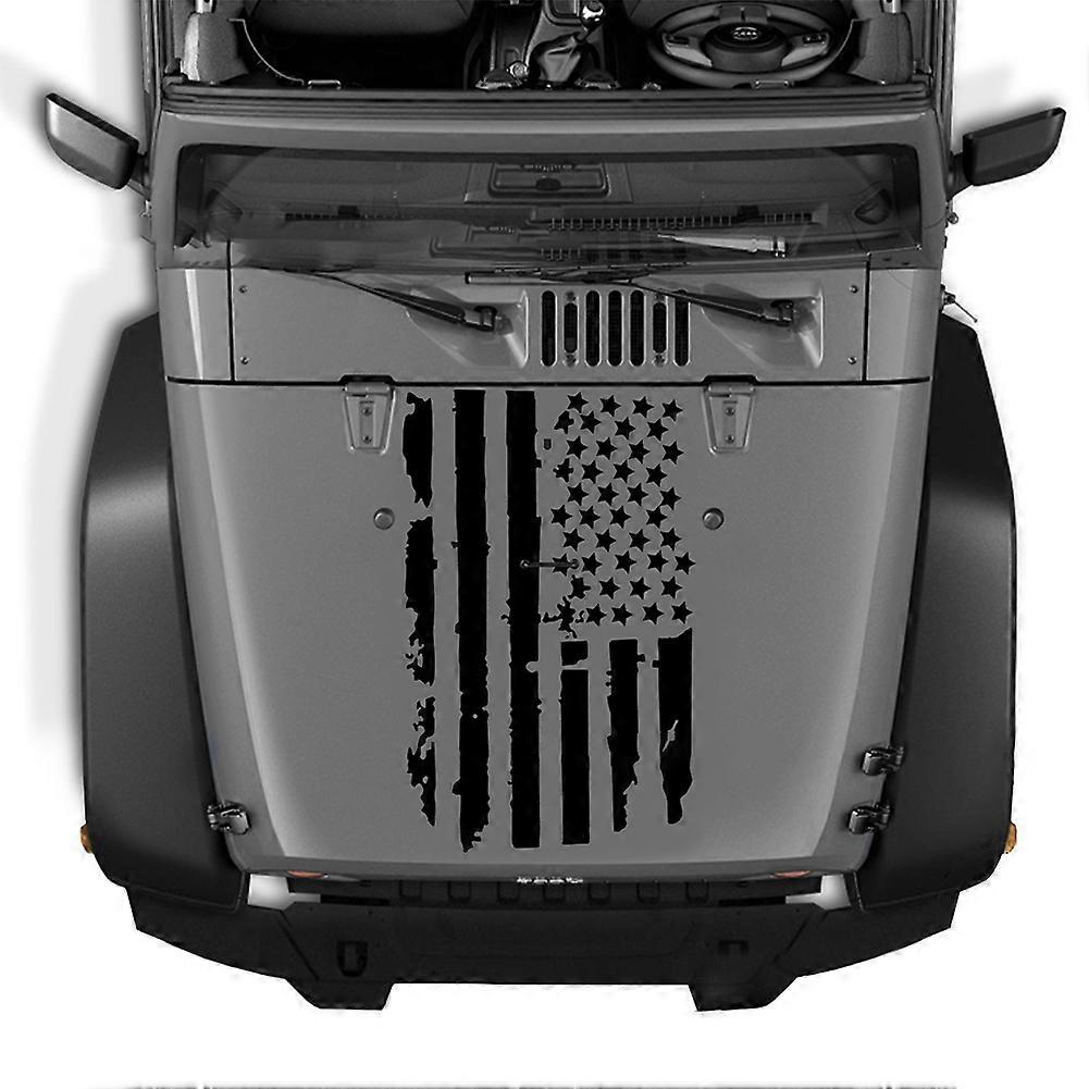 Waterproof Scratchproof American Flag Vinyl Car Hood Sticker Engine ...
