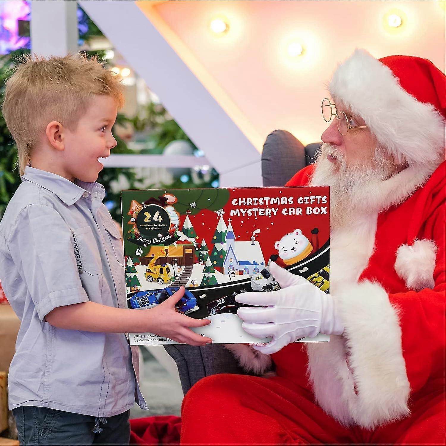 2024 Christmas Advent Calendar for Kids, 24pcs Alloy Cars for Christmas Countdown, Boys Advent ...